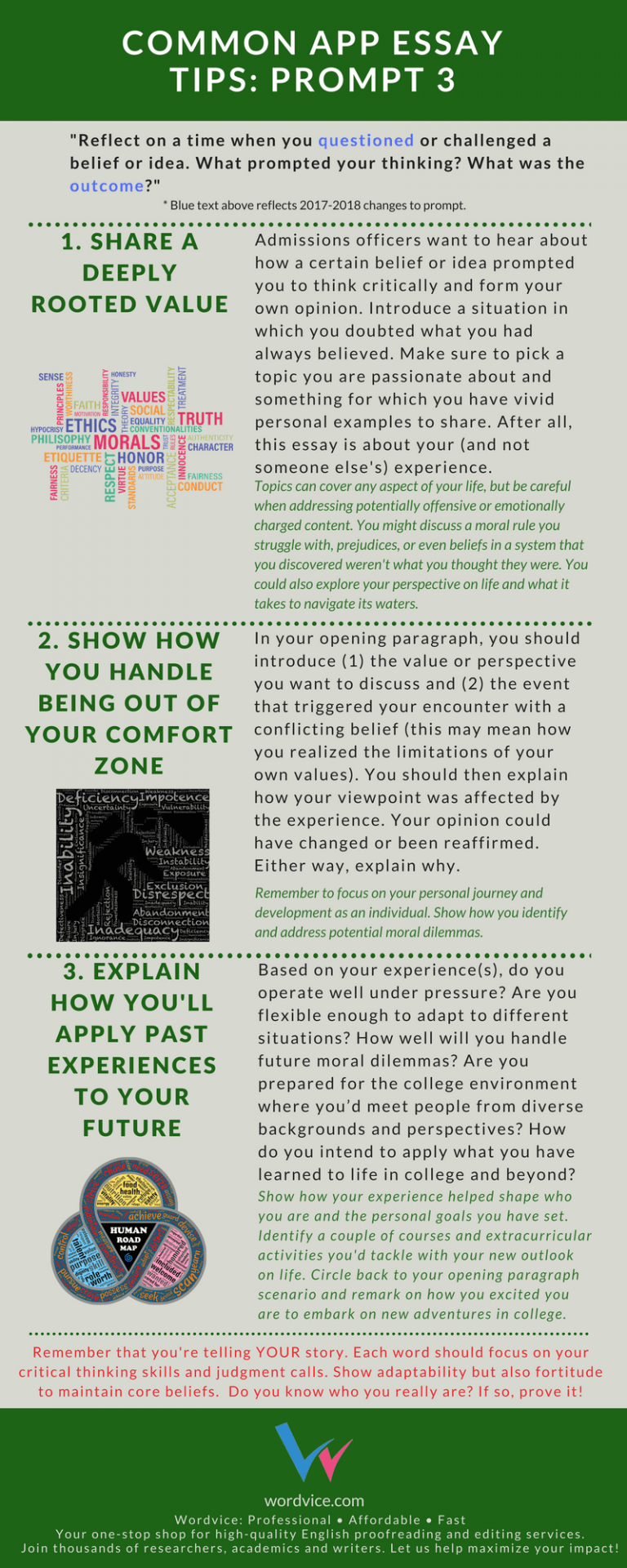 Common App Essay Prompt #3: Challenging a Belief or Idea - Wordvice