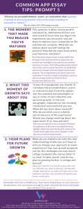 How to Write Common App Prompt #5: Showing Personal Growth - Wordvice